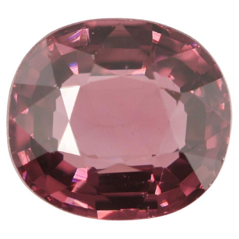 1.04 Carat Natural Purple Spinel Loose Gemstone, Customisable Ring For ...