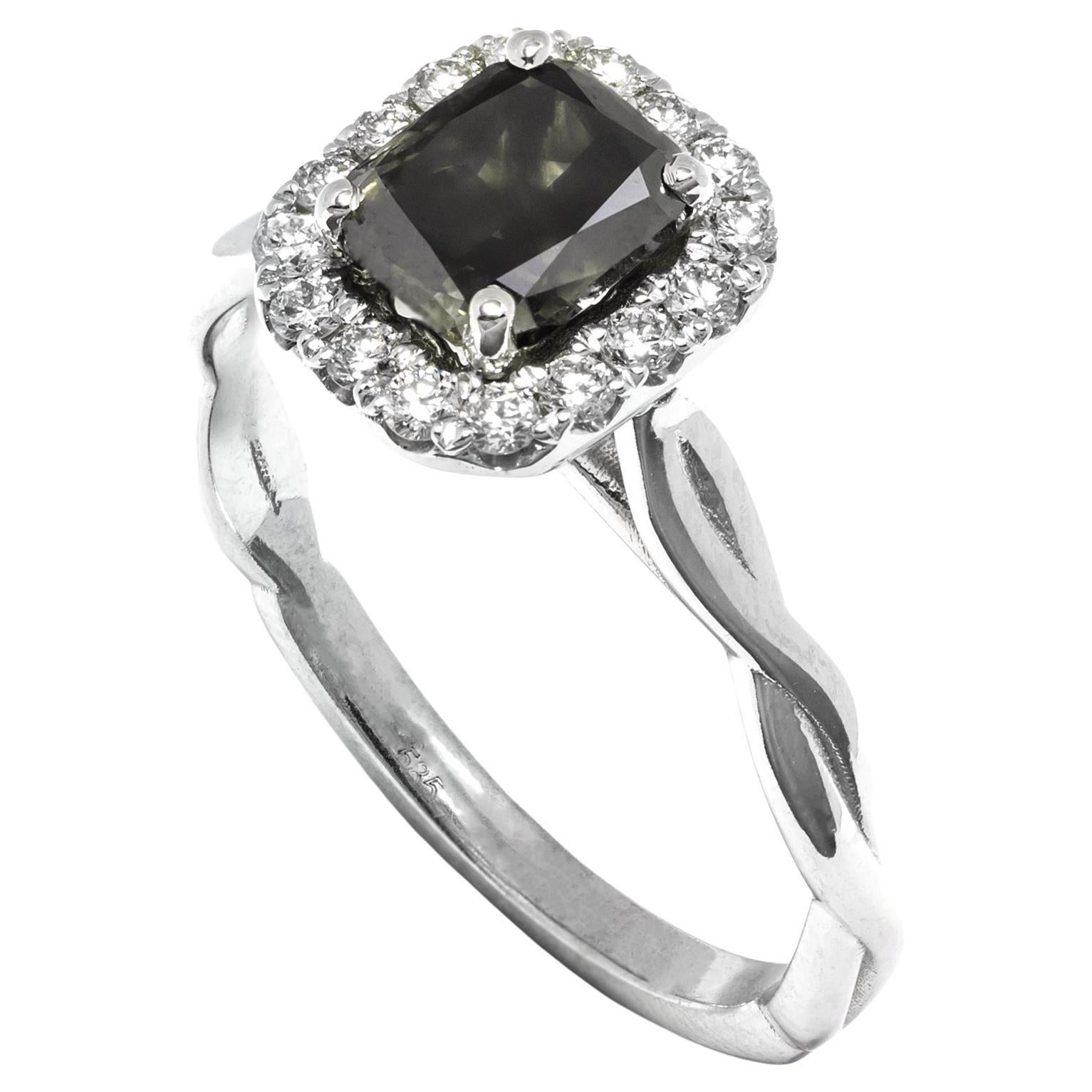 Fancy Blue Diamond Ring For Sale at 1stDibs