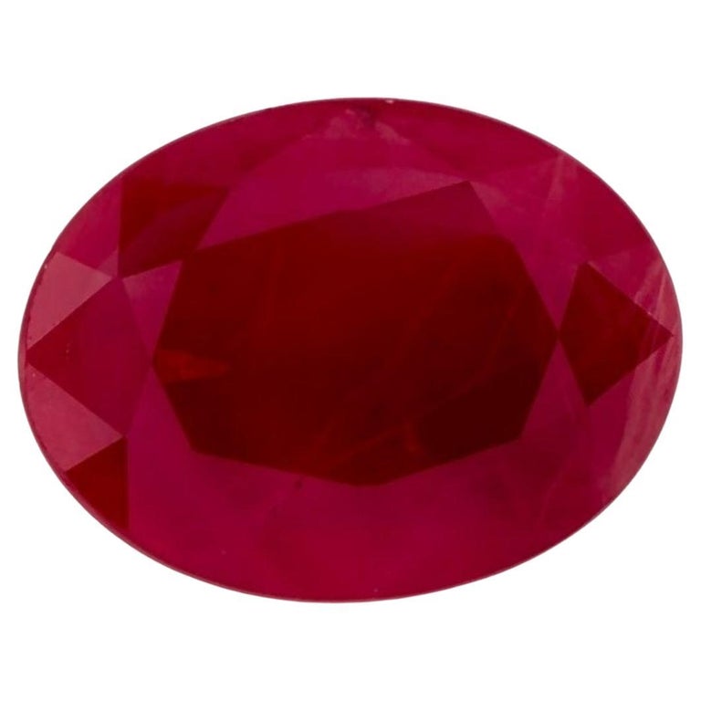 1.05 Cts Ruby Oval Loose Gemstone For Sale at 1stDibs