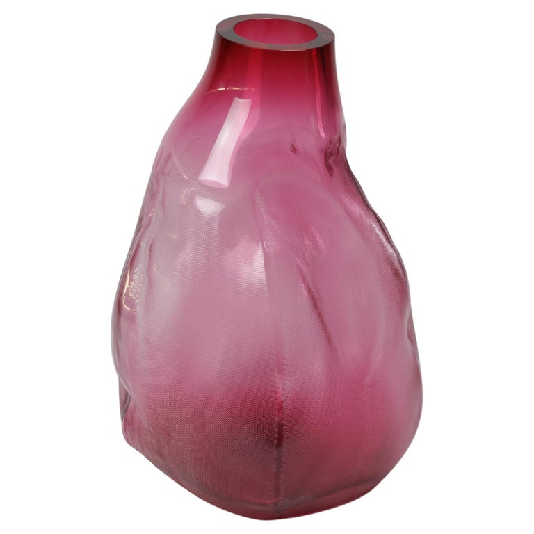 105 Ltr Forms, Fuchsia, Handmade Glass Object by Vogel Studio For Sale ...