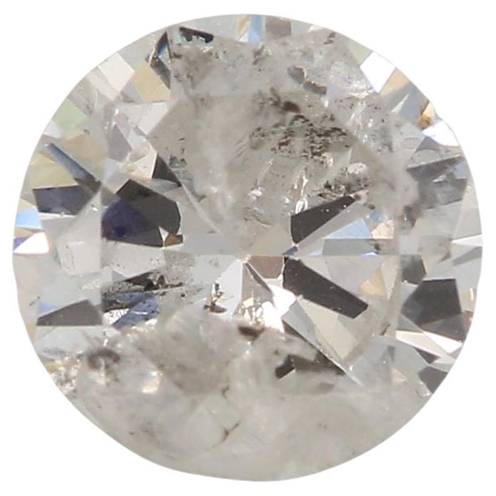 1.07 Carat Round shape diamond I2 Clarity For Sale at 1stDibs