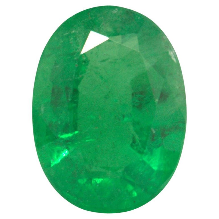 1.07ct Zambian Emerald Green Natural Precious Loose Gemstone ...