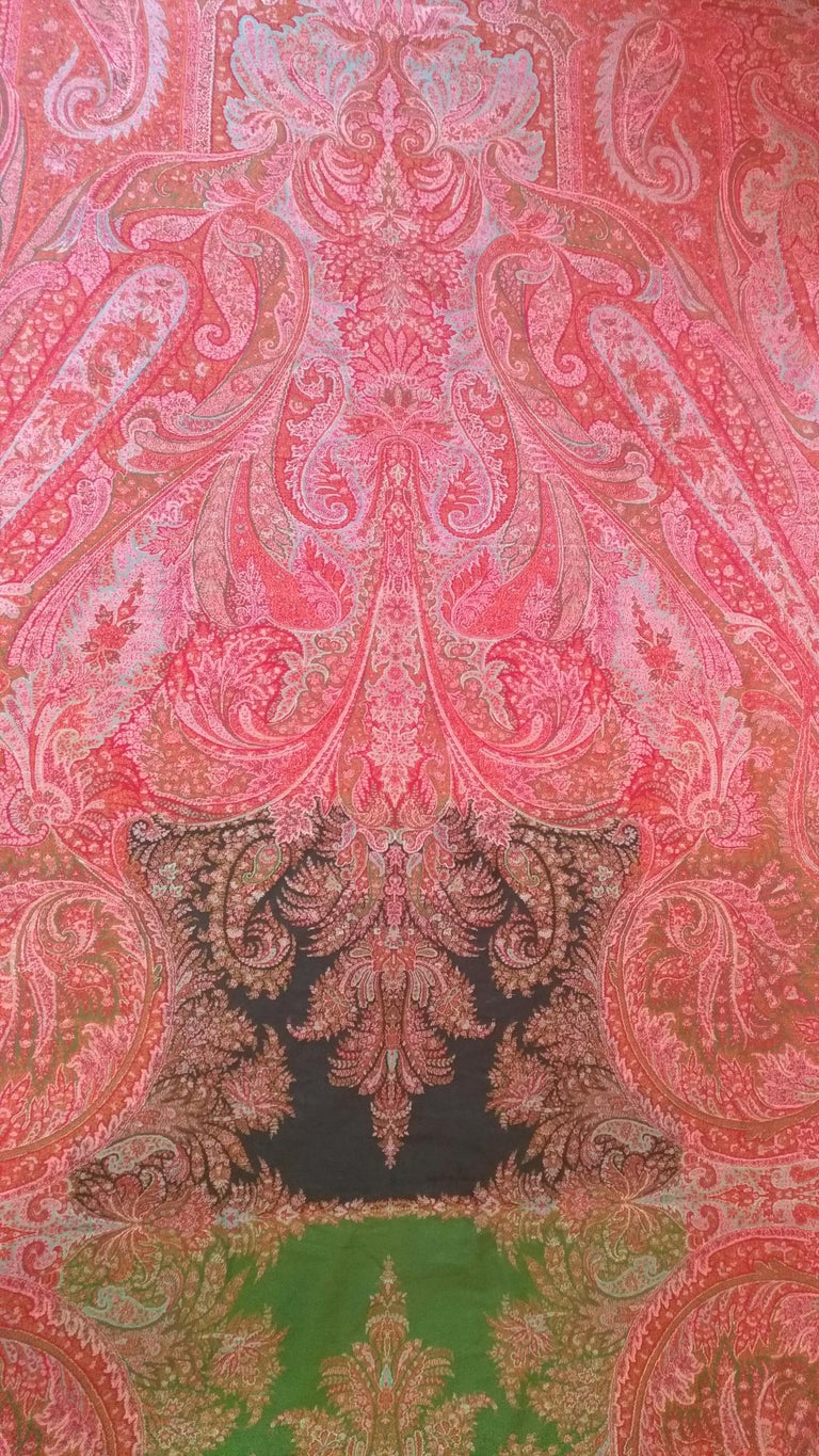 1088 - 19th Century Cashmere Shawl For Sale at 1stDibs