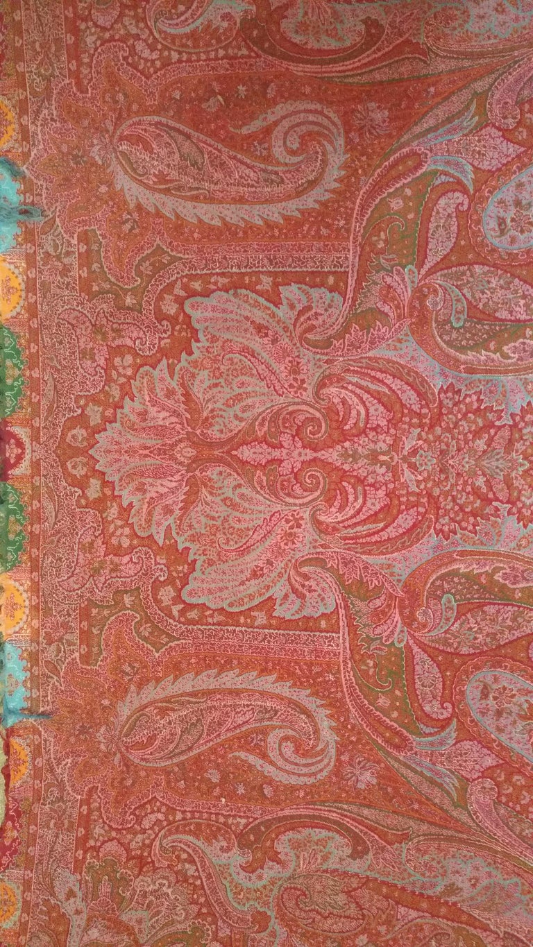 1088 - 19th Century Cashmere Shawl For Sale at 1stDibs