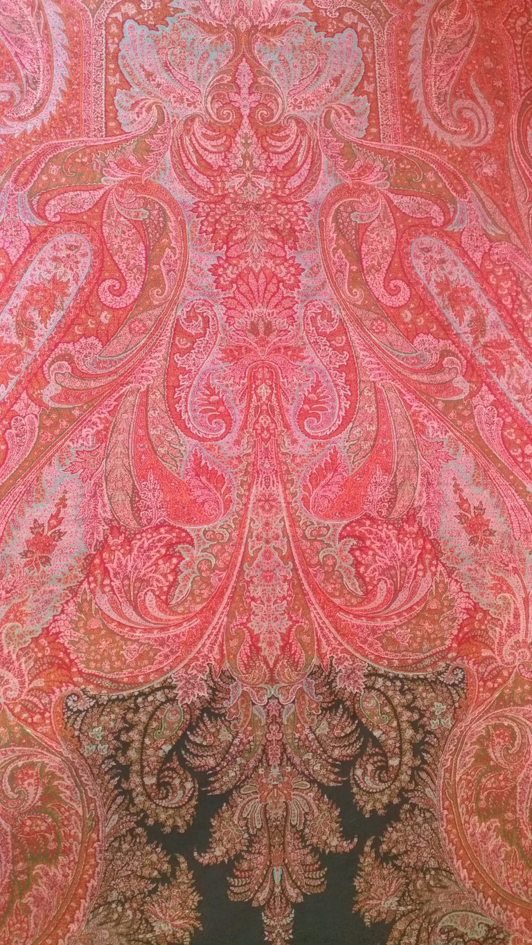 1088 - 19th Century Cashmere Shawl For Sale at 1stDibs