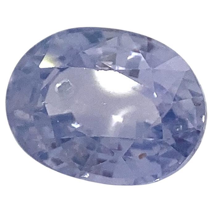 1.08ct Oval Pastel Violet Sapphire from Sri Lanka Unheated For Sale at ...