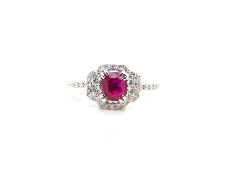 1.09 Carat Lotus Certified Burma No Heat Pigeon's Blood Red Ruby ...