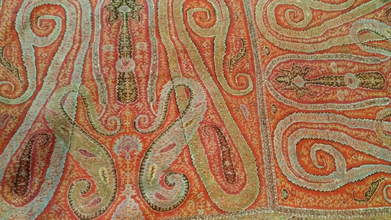 1093, 19th Century Cashmere Shawl For Sale at 1stDibs