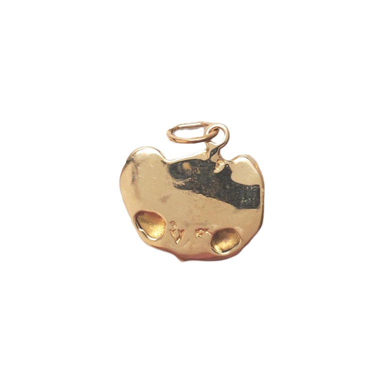 10K Yellow Gold Mount Rushmore Charm For Sale at 1stDibs