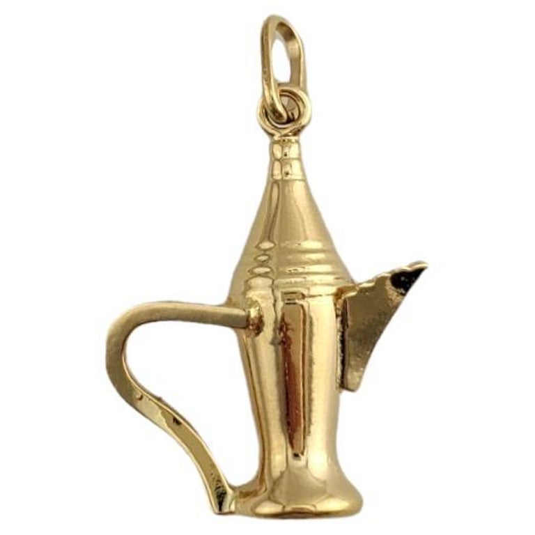 10K Yellow Gold Pitcher Charm For Sale at 1stDibs