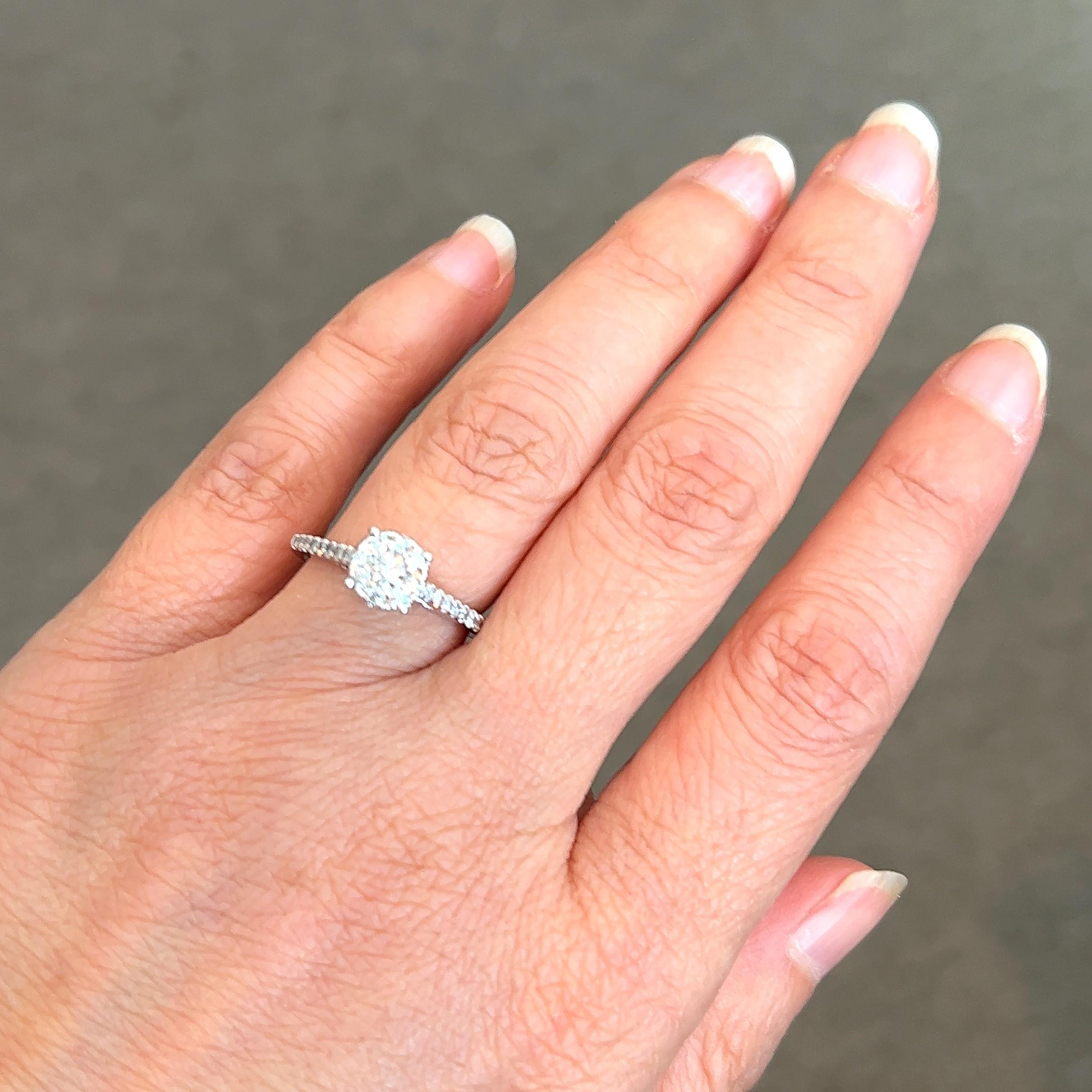 10kt .50 Carat Cluster Diamond Ring For Sale at 1stDibs | .50 carat ...