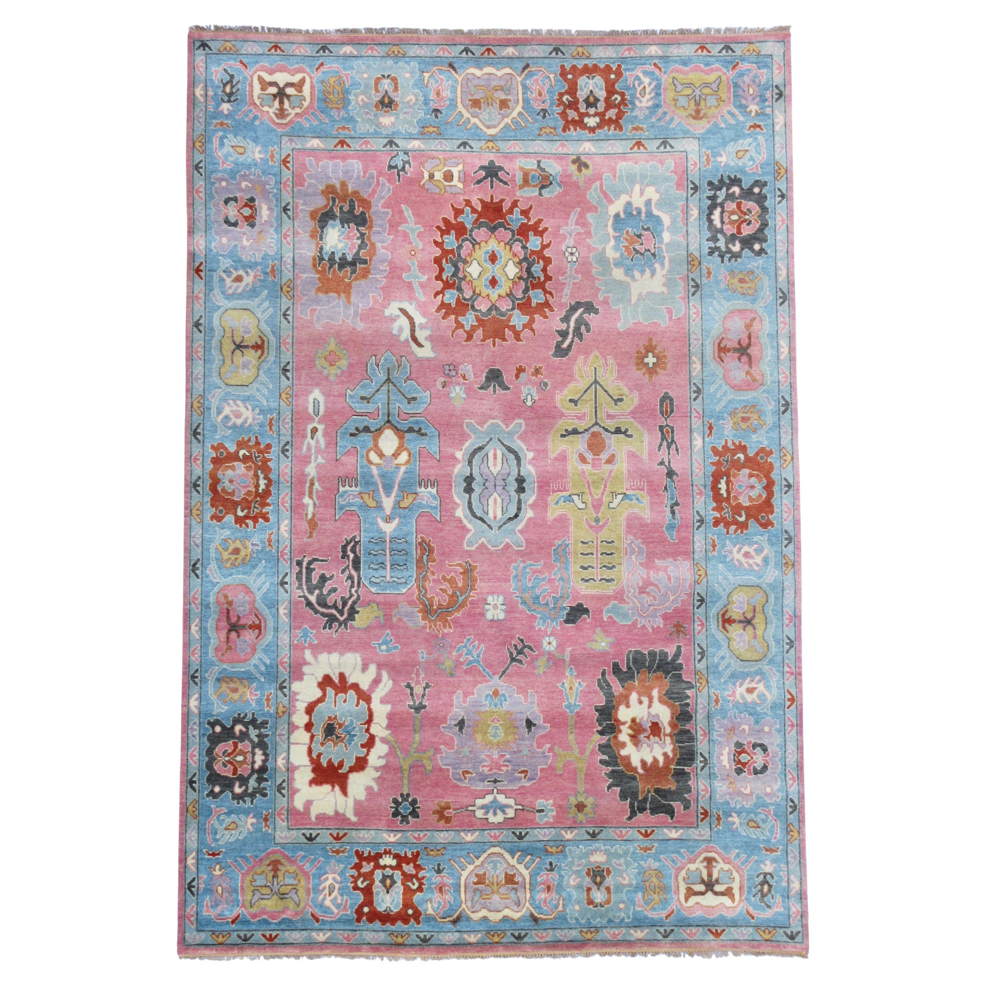 Pink Oushak For Sale at 1stDibs