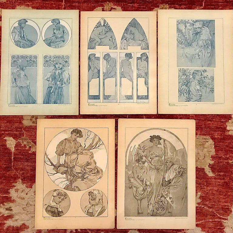 11 Alphonse Mucha Posters at 1stDibs