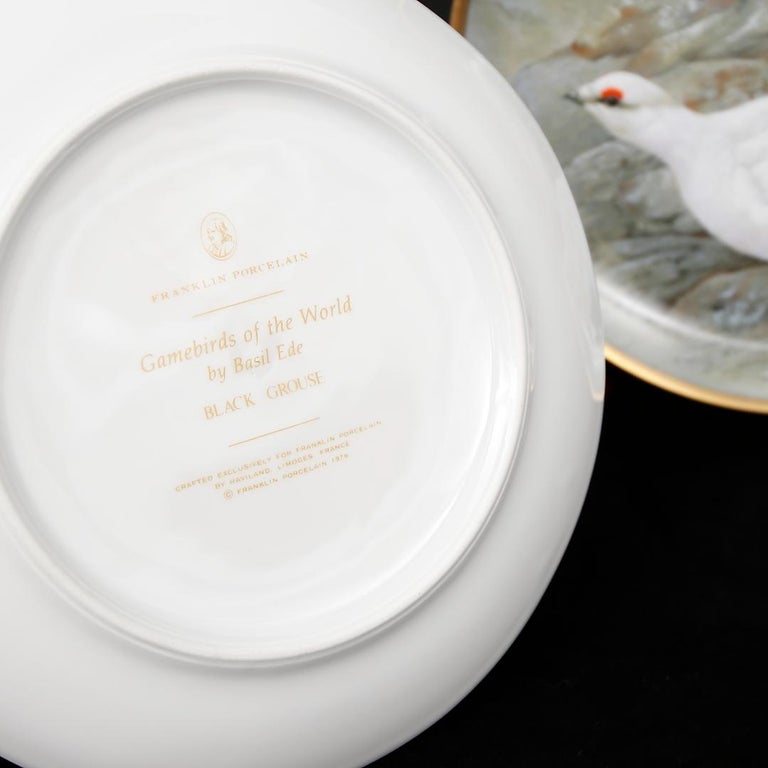11 Porcelain Decor Plates Game Birds of the World by Basil Ede, 1978 ...