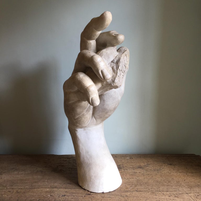 1:1 Scale Plaster Right Hand of Michelangelo's David at 1stDibs