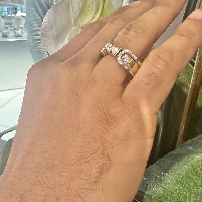 1.1 TCW Men's Large Diamond Ring in 14k Yellow and White Gold 11.9g For ...