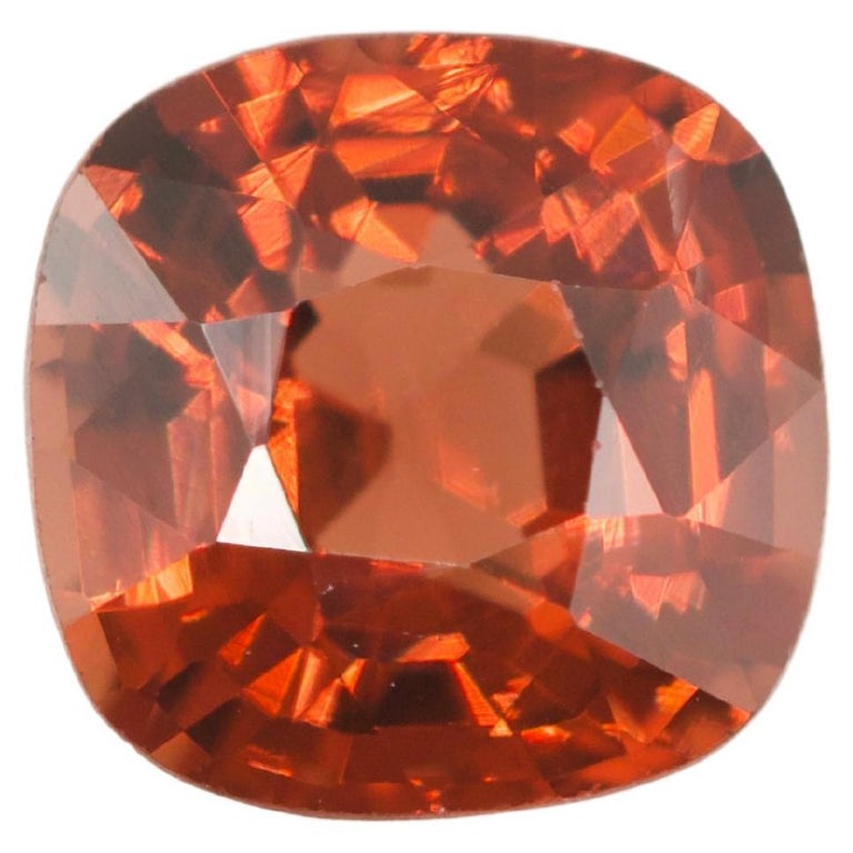 1.10 ct Natural Orange Spinel Precious Loose Gemstone - Customisable ...