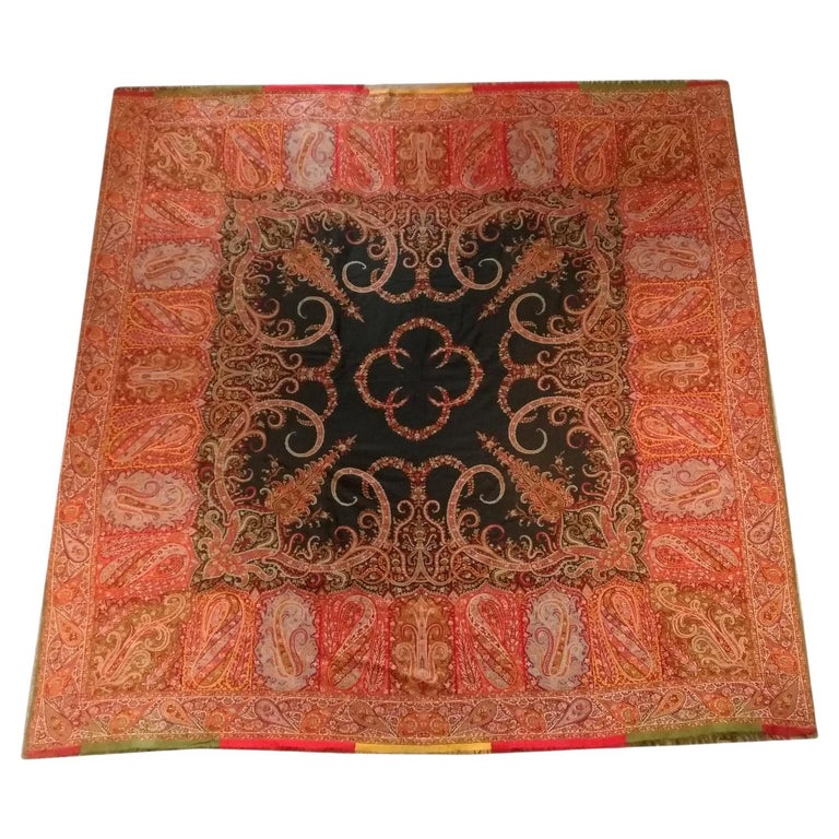 1104, Lyon Cashmere Shawl 19th Century For Sale at 1stDibs