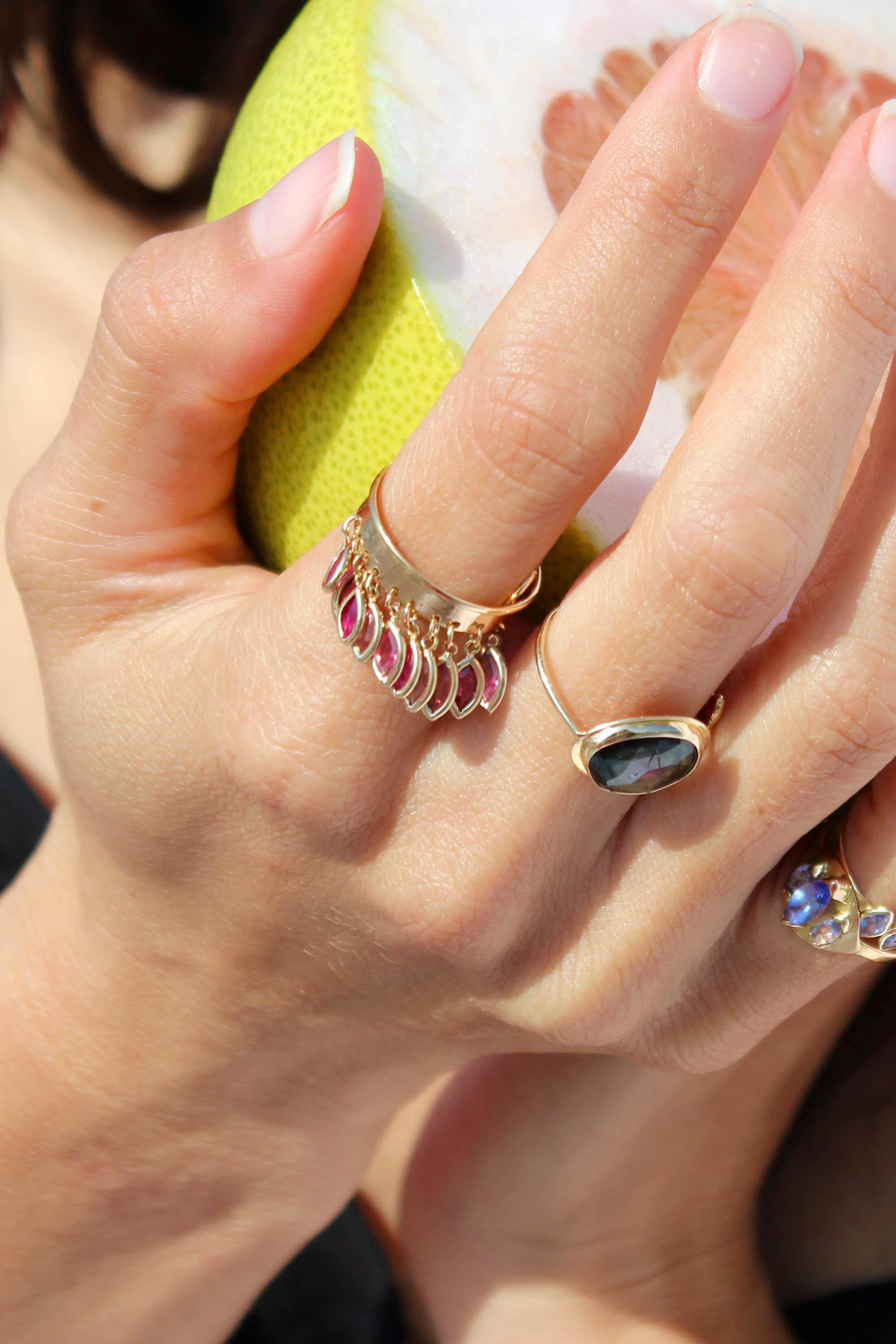 11:11 Dangle Ring For Sale at 1stDibs