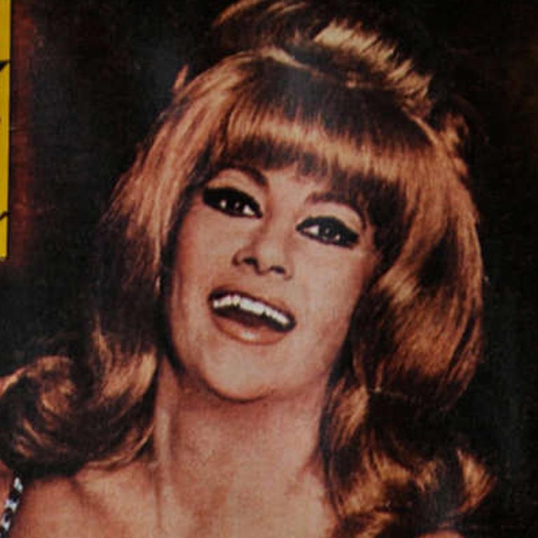 Simone Gad - Pinup with Cat in Her Lap For Sale at 1stDibs