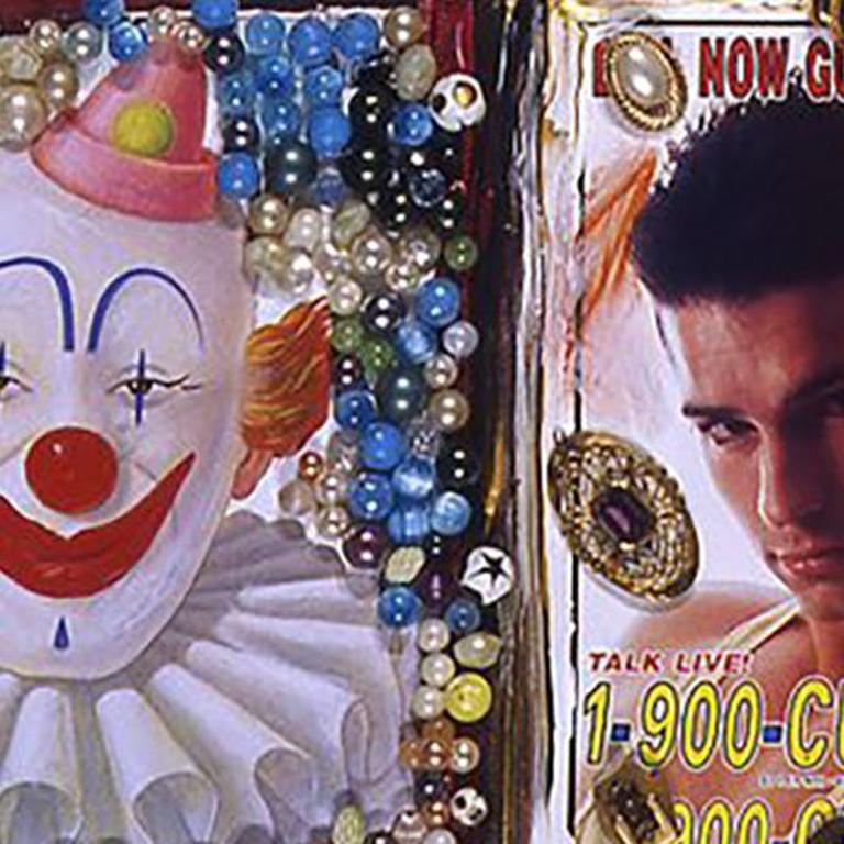 Simone Gad - Cute Hunk Male Pinup Clown For Sale at 1stDibs