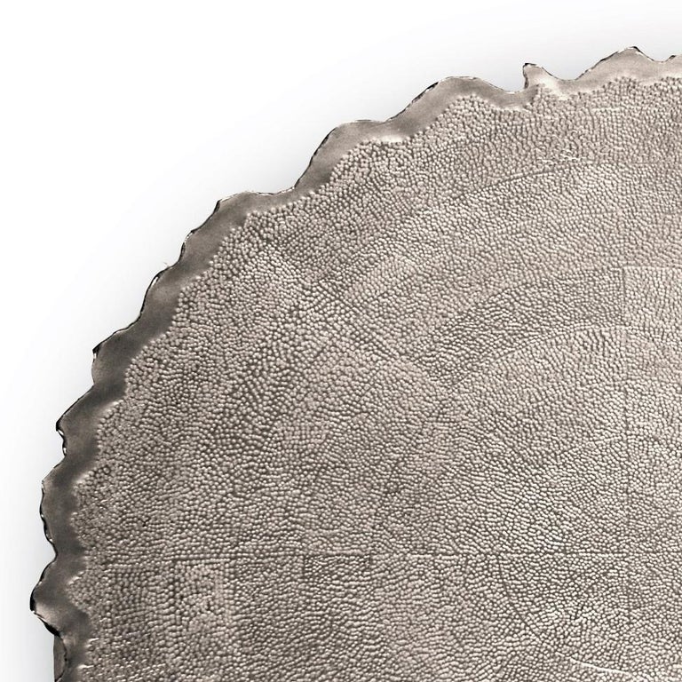 Alexandra Agudelo - Silver 'Corona' Decorative Plate by Alexandra ...