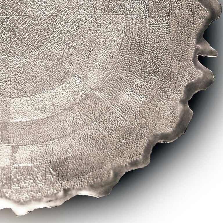 Alexandra Agudelo - Silver 'Corona' Decorative Plate by Alexandra ...