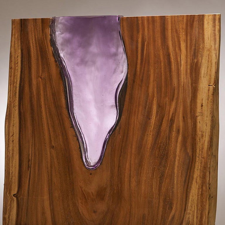 Scott Slagerman / Jim Fishman - Hand Blown Amethyst Glass with Live ...