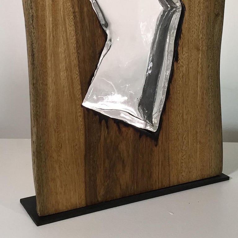Scott Slagerman / Jim Fishman - Hand Blown Clear Glass with Live Edge ...