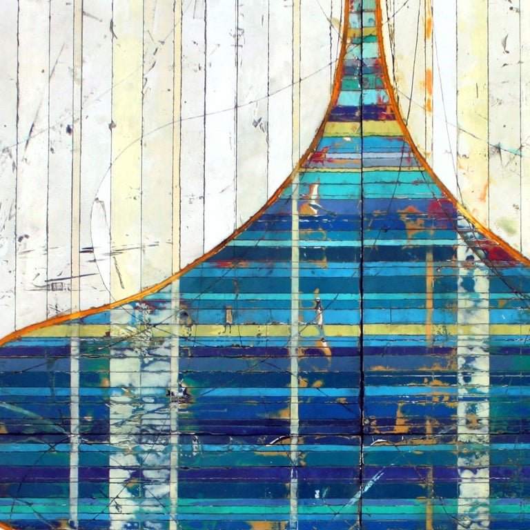 Curtis Olson - Vessel, Mixed Media on Wood Panel For Sale at 1stDibs