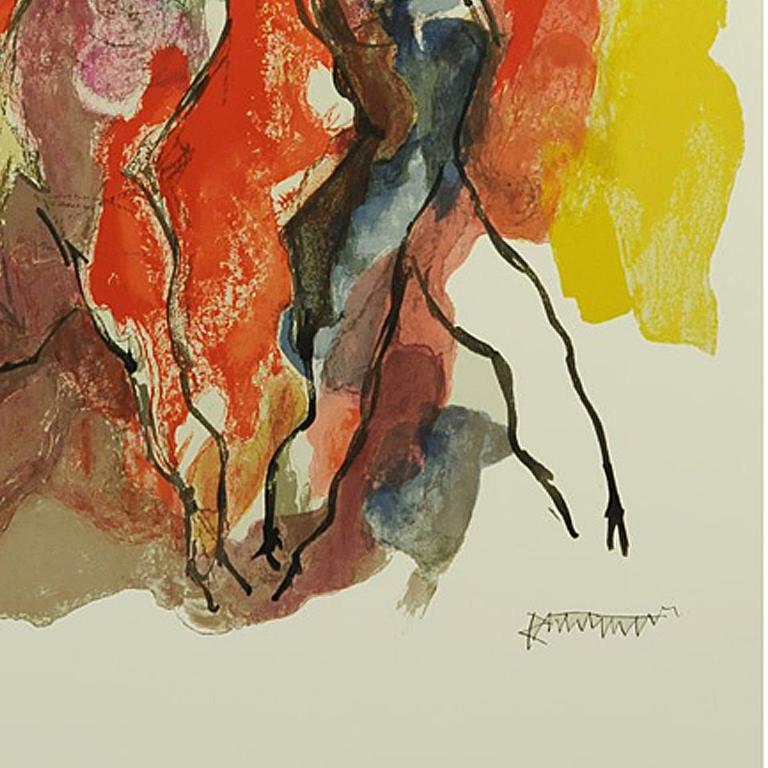 Abraham Rattner - Feast of Lights For Sale at 1stDibs