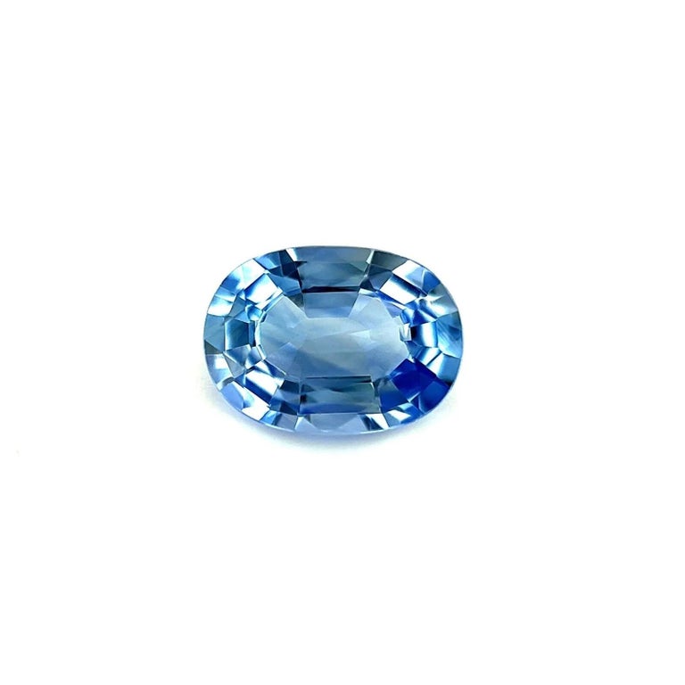 1.12ct Fine Ceylon Blue Sapphire Sri Lankan Oval Cut Loose Gem VS For ...