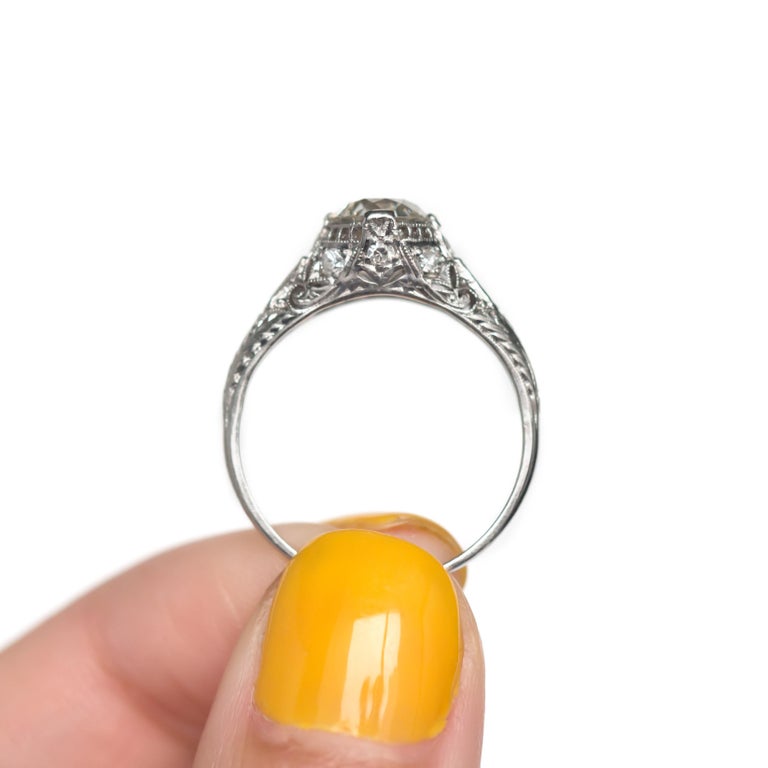 1.13 Carat Diamond Platinum Engagement Ring For Sale at 1stDibs | 1.13 ...