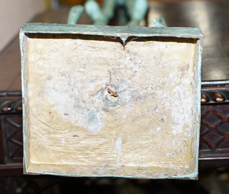 Solid Bronze Mirrored Man Maquette Statue Attributed to Lorenzo Quinn ...