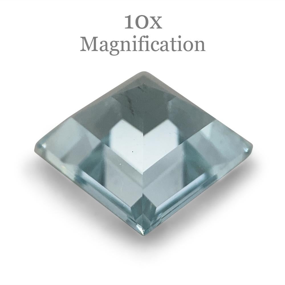 1.1ct Square Aquamarine For Sale at 1stDibs