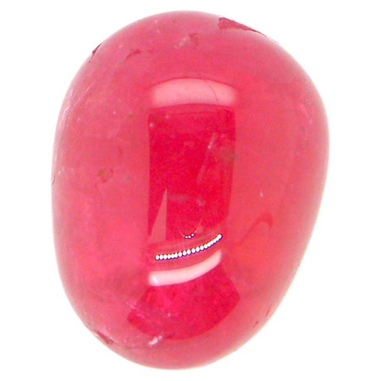 12 Carat Burma No Heat Red Spinel Cabochon For Sale at 1stDibs