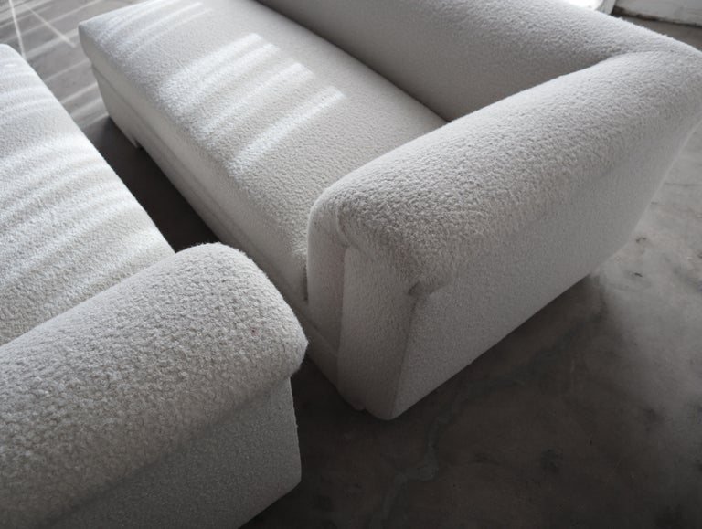12 Foot 2-Piece Postmodern Sofa in Boucle For Sale at 1stDibs | 12 foot ...