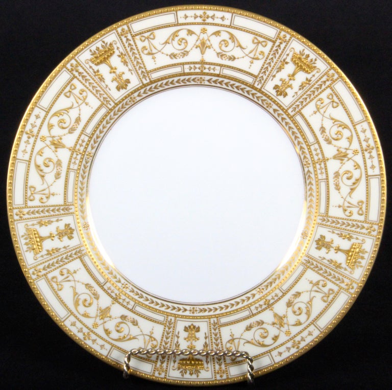 12 Minton, England Finely Detailed Plates For Sale at 1stdibs
