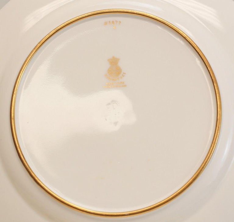 12 Minton for Tiffany and Co. Pate-Sur-Pate Cameo Portrait Dessert ...