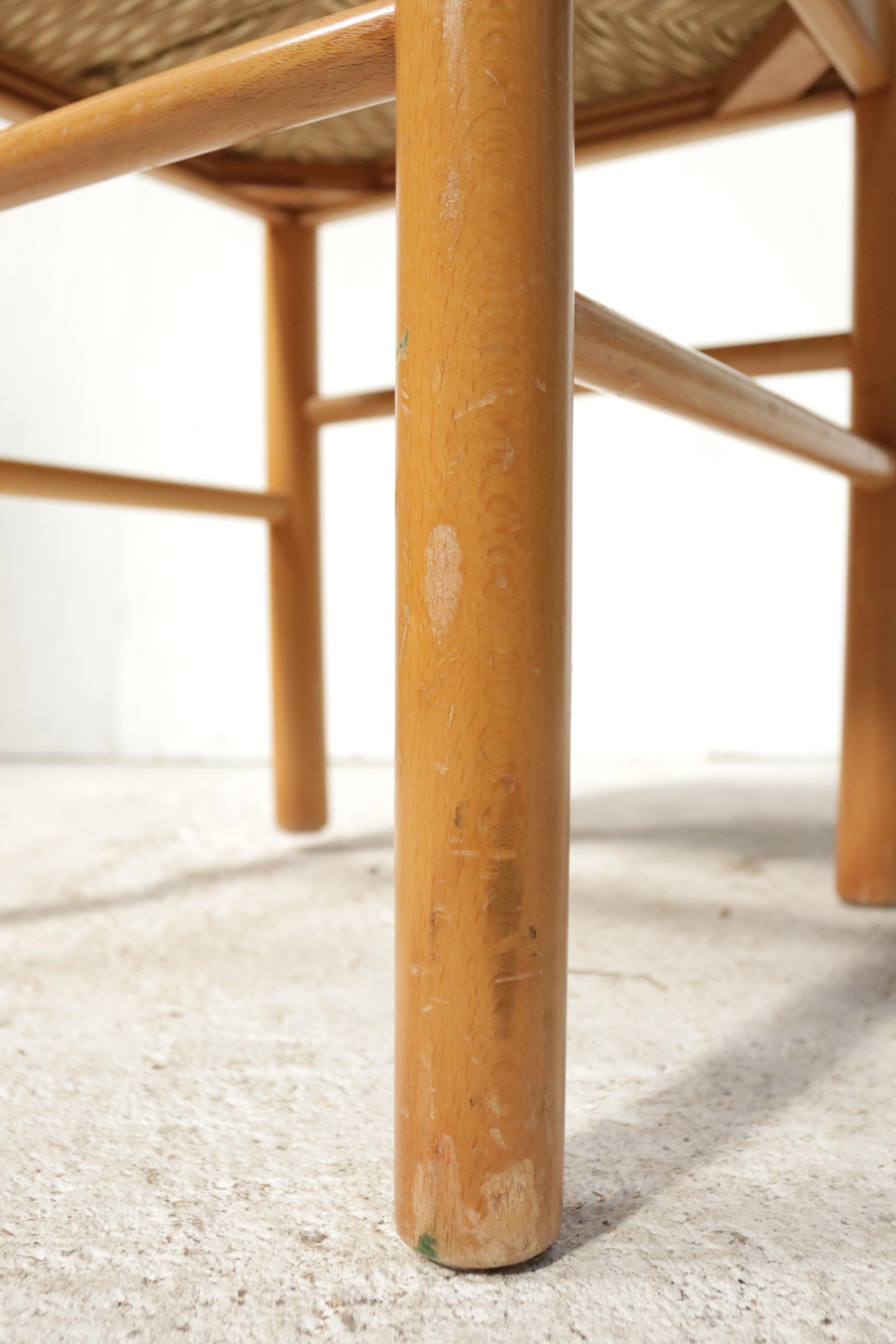 12 Scandinavian Modern Dining Chairs Papercord Beech For Sale at ...