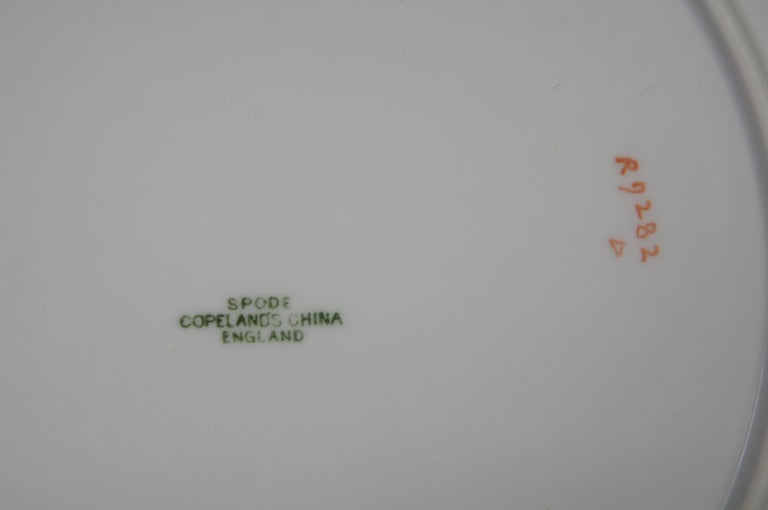 12 Spode Copelands China Salad Plates Floral Bouquet Pink Magenta R9282 ...