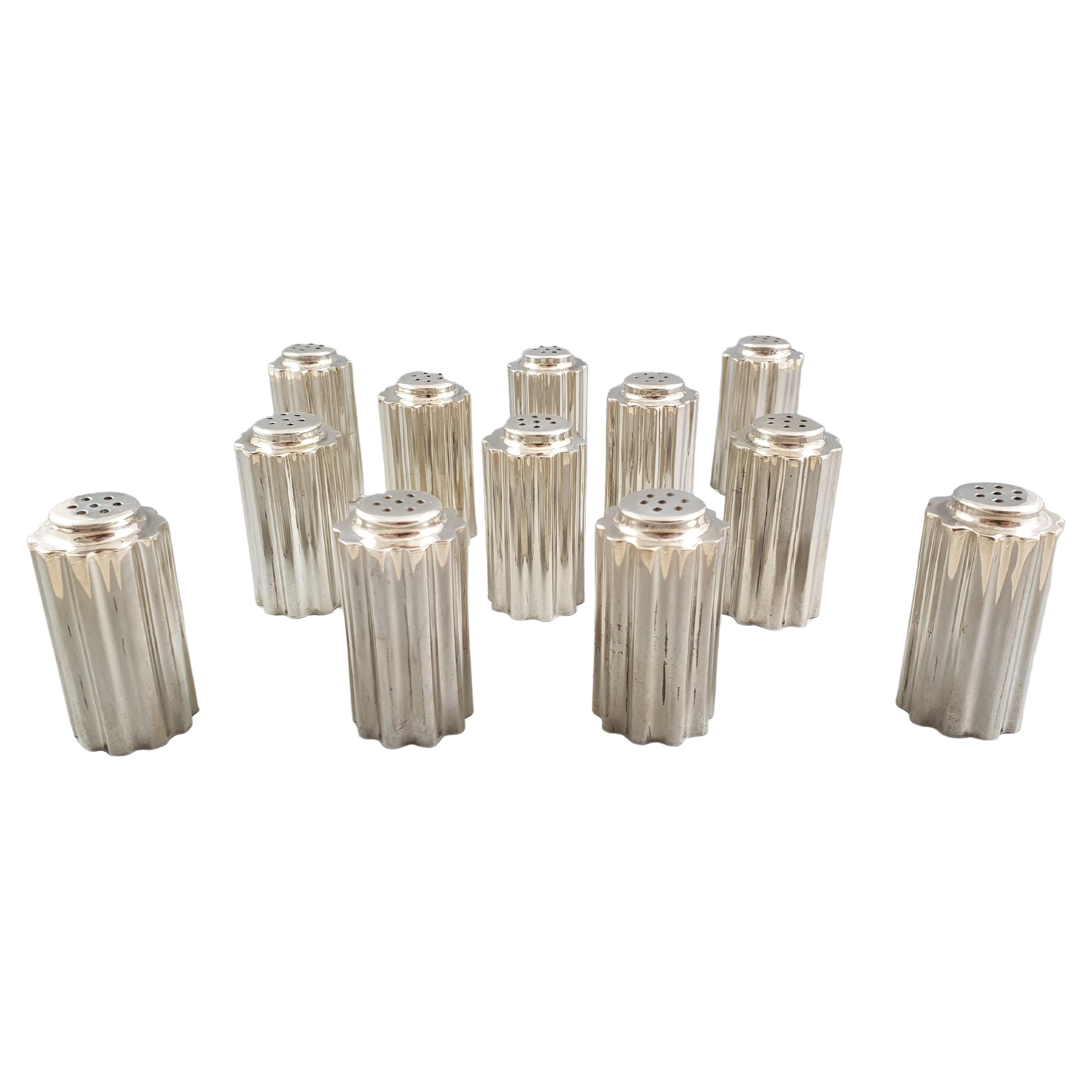Sterling Porcelain Salt Shakers at 1stDibs