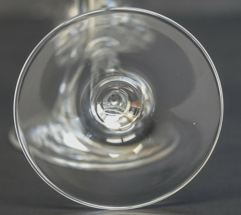 12 Varga Contemporary Cut Glass Clear Fluted Champagne Flutes in ...