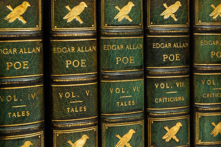 12 Volumes, Edgar Allan Poe.& H. Allen.The Complete Works and Life of ...