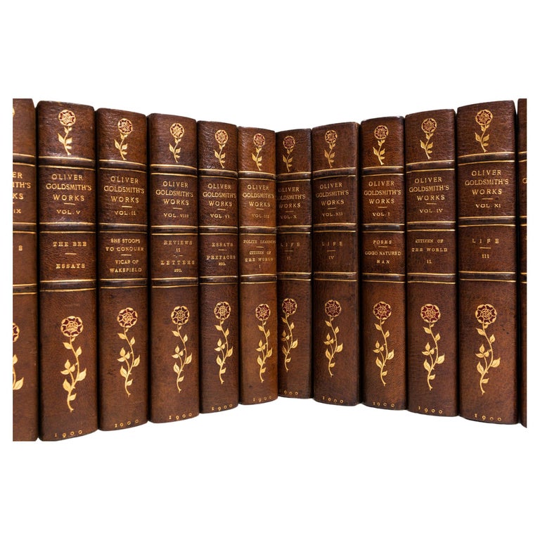 12 Volumes, Oliver Goldsmith, The Works of Oliver Goldsmith For Sale at ...
