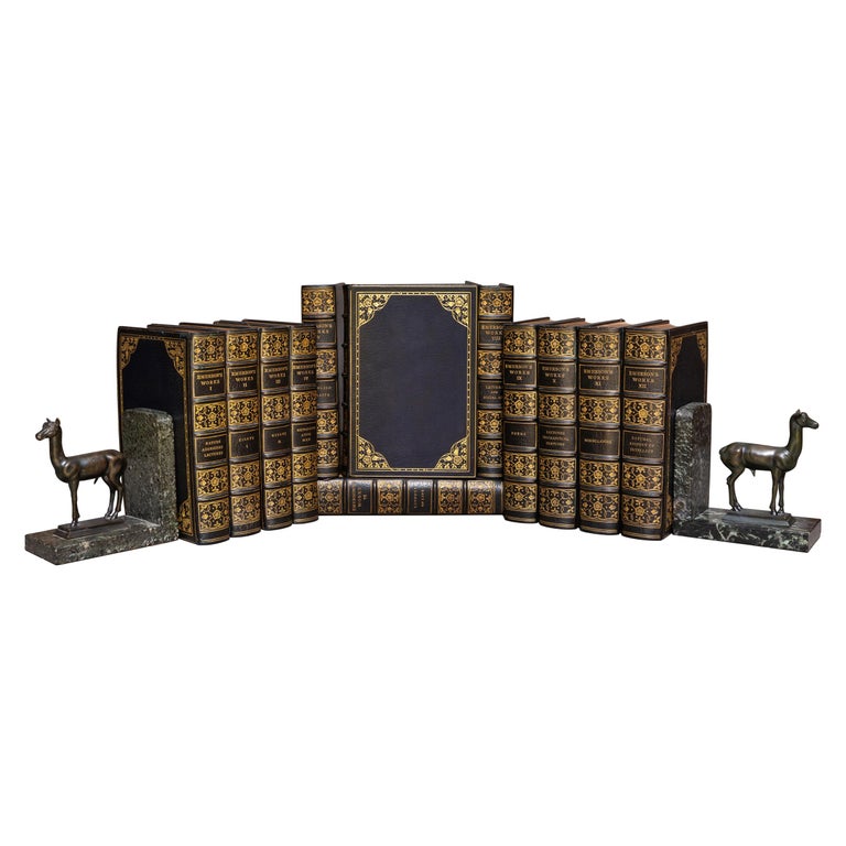 12 Volumes, Ralph Waldo Emerson, The Complete Works, Autograph Edition ...