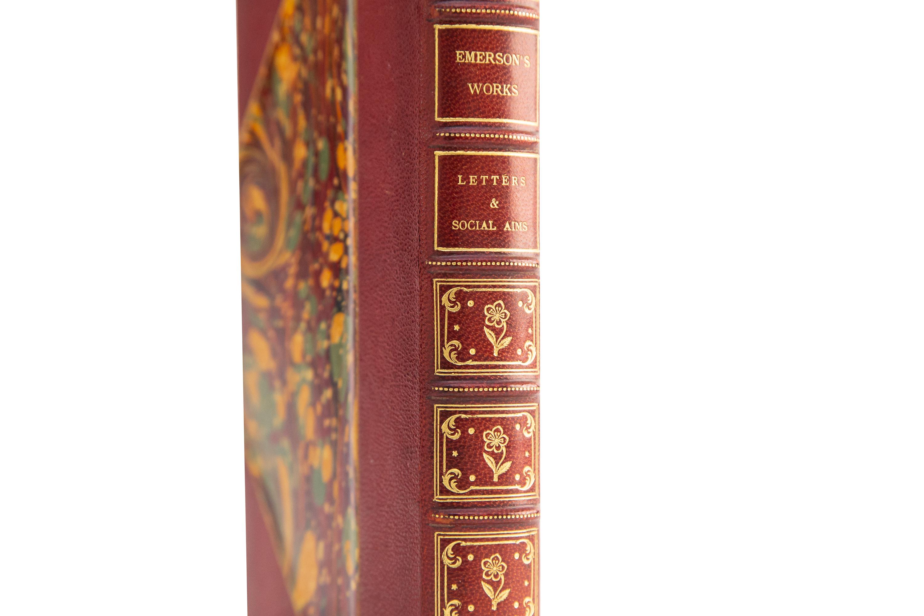 12 Volumes, Ralph Waldo Emerson, the Complete Works For Sale at 1stDibs