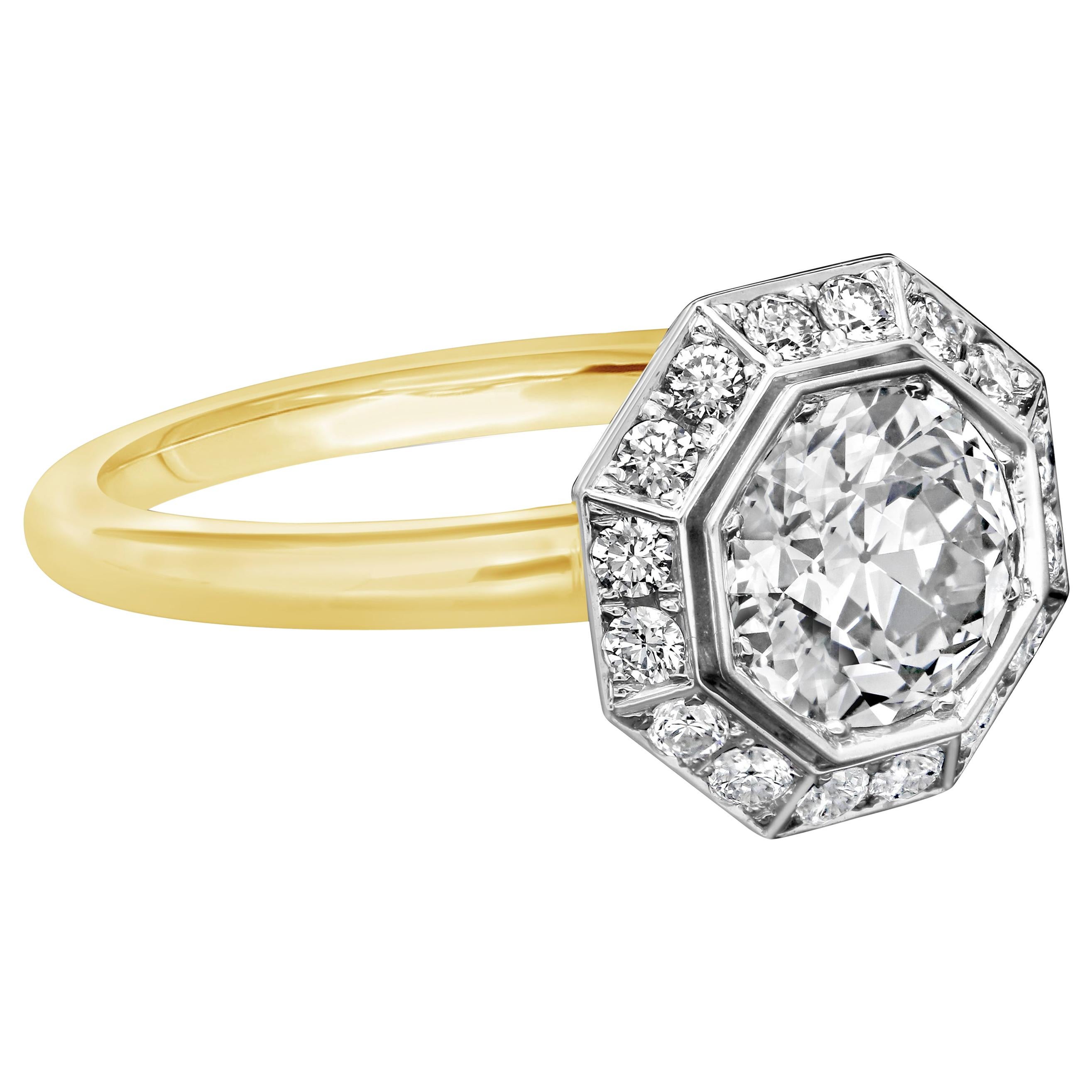 Unique 1.21 Carat Emerald Cut Diamond Ring at 1stDibs