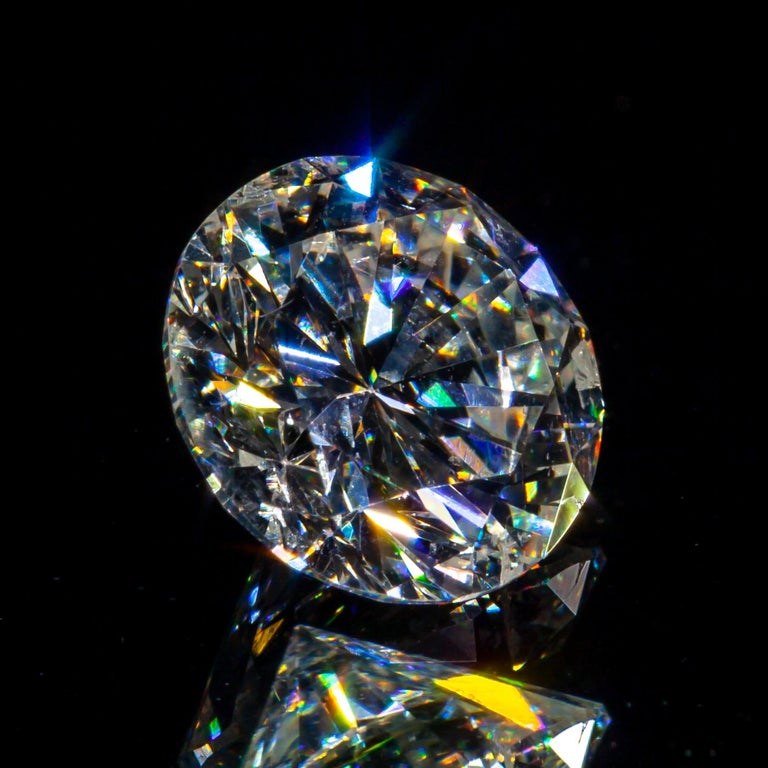 1.22 Carat Loose H / I1 Round Brilliant Cut Diamond GIA Certified For ...
