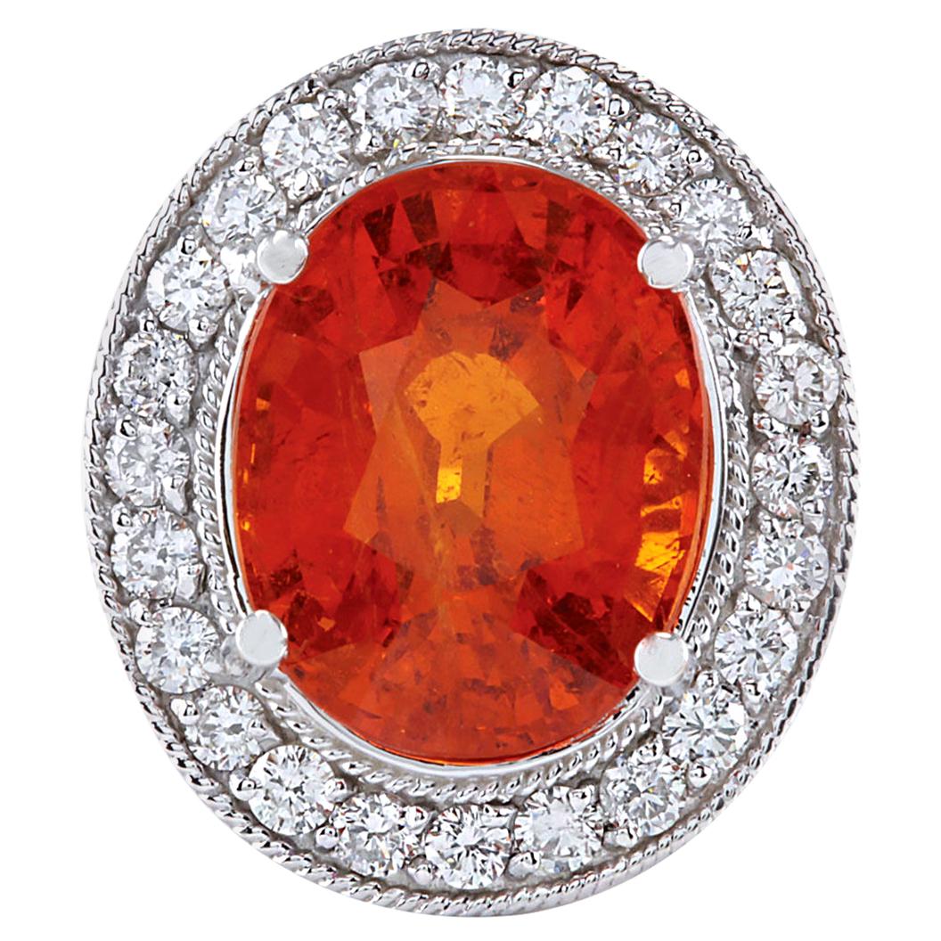 Mandarin Garnet Ring at 1stDibs